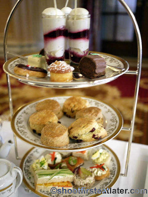 Afternoon Tea at Peacock Alley, The Willard InterContinental Hotel ...